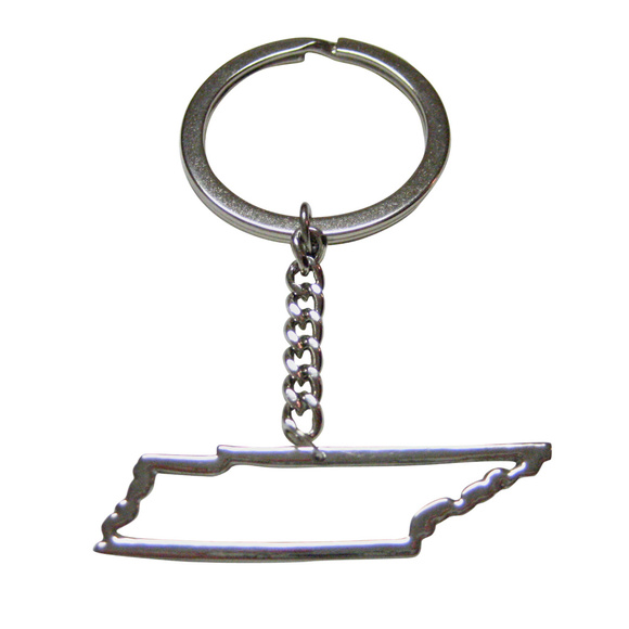 Kiola Designs | Accessories | Tennessee State Map Outline Keychain ...